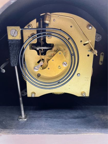 VINTAGE SMITHS AMBERLEY FLOATING BALANCE STRIKING MANTEL CLOCK Made in ...