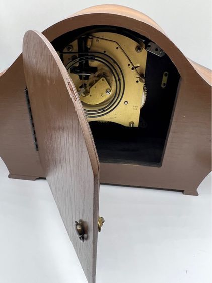 VINTAGE SMITHS AMBERLEY FLOATING BALANCE STRIKING MANTEL CLOCK Made in ...