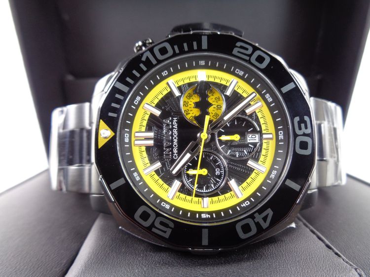 ชุดสะสมใหม่ INVICTA BatMan จับเวลา 48 มิล. ดำทั้งเรือน Ltd.Ed - Kaidee
