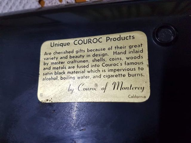 ถาดวินเทจ Unique Couroc Tray - Kaidee