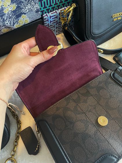 Coach Small Top Handle Canvas Leather - Kaidee