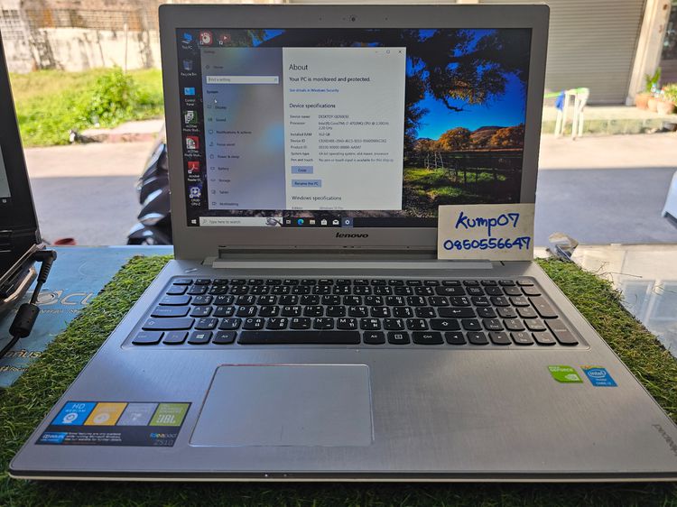ขาย Notebook Lenovo IdeaPad Z510 จอ 15 นิ้ว Core i7 RAM 16 SSD 500 มือ2 สภาพดี มีการ์ดจอ 5900 ...