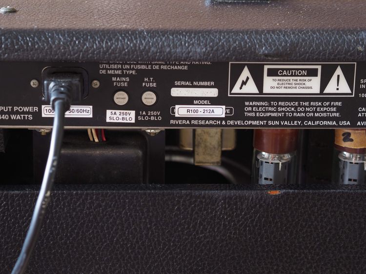 ขายแอมป์หลอด 100 W. Rivera hundred duo twelve - Kaidee