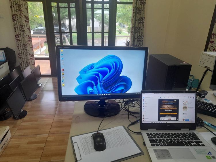 ขายจอคอมมือสอง samsung 24 นิ้ว LED monitor ดีไซน์สวย ราคาถูก - Kaidee