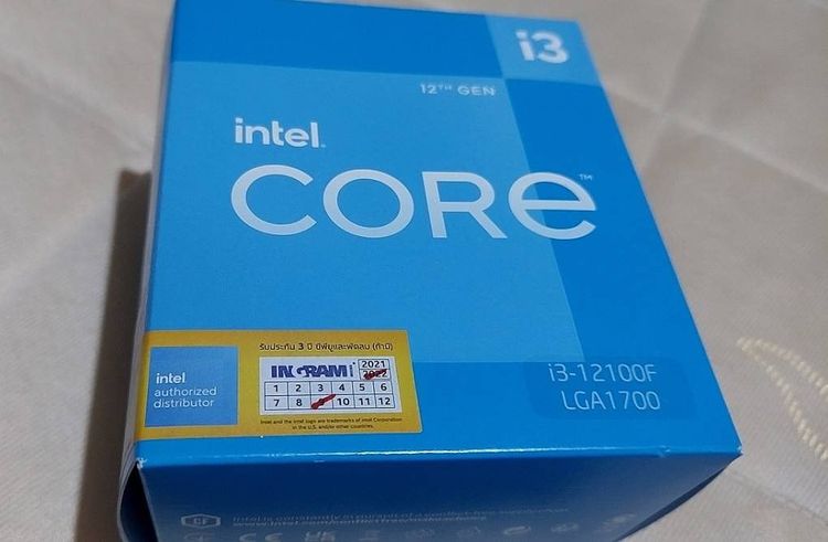 CPU INTEL CORE I3-12100F มีประกัน - Kaidee