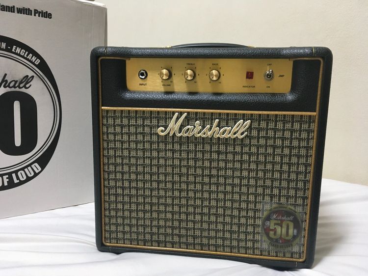 แอมป์กีตาร์หลอดล้วน Marshall JMP1C 50th anniversary limited edition ...