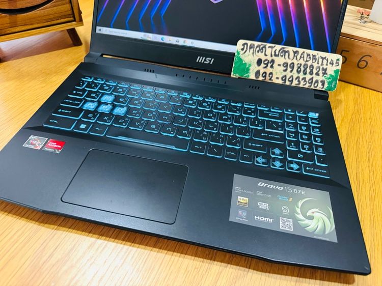 Gaming Ryzen5-7535Hs การ์ดจอแยก Radeon RX6550M , Ram 16G , M.2 Pcle ...