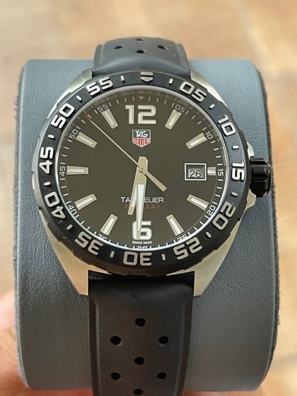TAG HEUER Professional Link Date Watch WT1112 Quartz Silver Dial ...