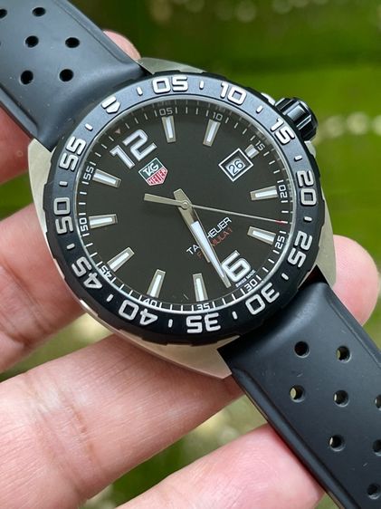 TAG HEUER Professional Link Date Watch WT1112 Quartz Silver Dial ...