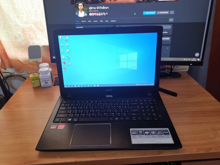 Acer Aspire E15 AMD A10 แรม 8 แบตดี - Kaidee