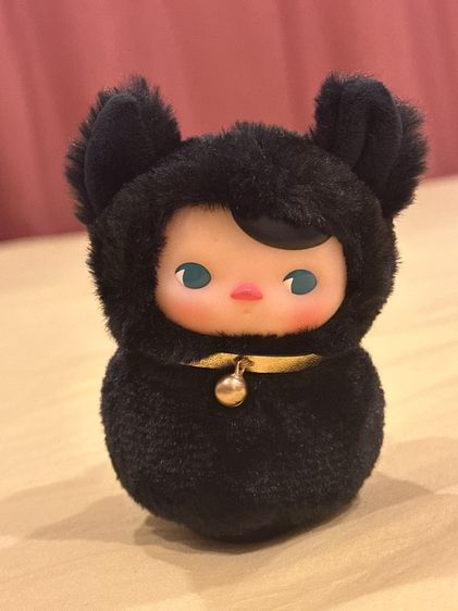pucky Roly-Poly kitty black cat popmart ตุ๊กตาล้มลุก - Kaidee