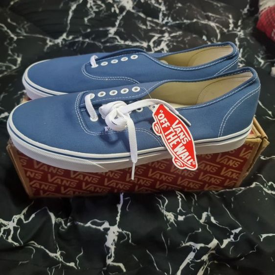VANS Authentic (Classic) - Navy รองเท้า แวนส์ แท้ มีไซคเดียว เบอร46 - Kaidee