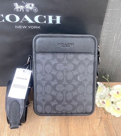 COACH CC009 SULLIVAN CROSSBODY IN BLOCKED SIGNATURE CANVAS - Kaidee