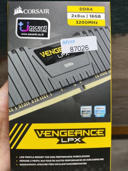 Ram Corsair DDR4 16GB 8GBx2 3200Mhz - Kaidee