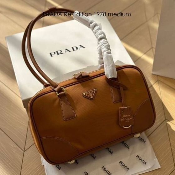 PRADA RE EDITION 1978 MEDIUM RE NYLON TWO HANDLE BAG (ของแท้งาน OUTLET) - Kaidee