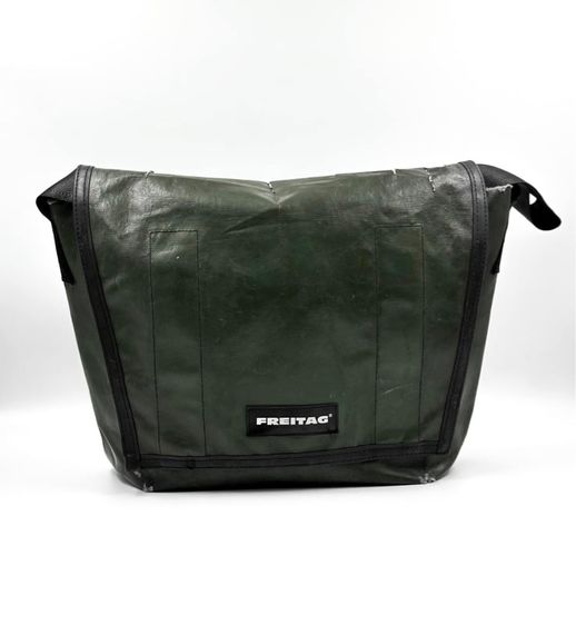 Freitag รุ่น dragnet มือสอง สภาพเซอร์ ผ้าใบเขียวทหาร - Kaidee