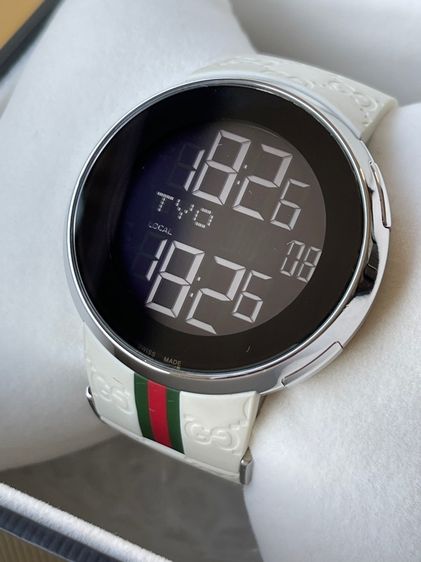 GUCCI Sports Digital Limited Edition 2008 Silver White 114 Series Men’s ...