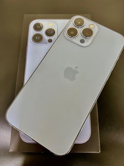 iPhone 13 Pro Max 256gb ศูนย์ไทย จอแท้ แบตแท้ สแกนใบหน้าได้ รีเซ็ตได้ ไม่ติดไอคราว อุปกรณ์ครบ ...