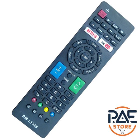 รีโมท TV Sharp GB234WJSA สมาร์ททีวีรีโมทคอนโทรล NETFLIX YouTube แอปพลิเคชัน - Kaidee