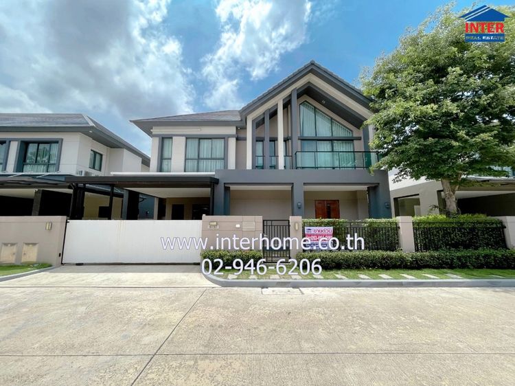 บ้านเดี่ยว 2 ชั้น 60.2 ตร.ว. หมู่บ้านบางกอกบูเลอวาร์ด พระราม9 ถนนกาญจนาภิเษก ถนนราษฎร์พัฒนา เขต ...