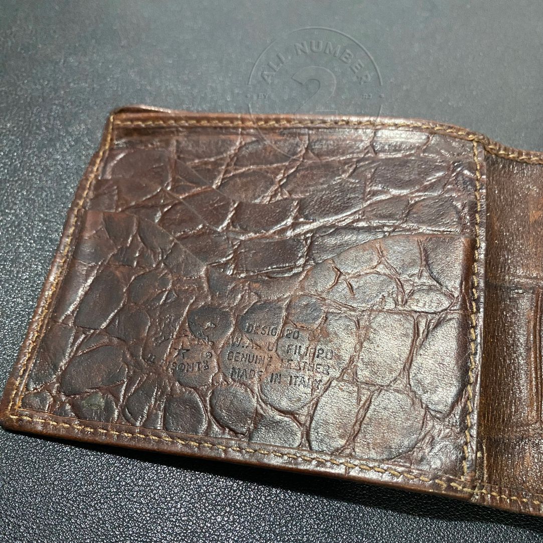 IL BISONTE Wallet กระเป๋าสตางค์หนังแท้คุณภาพดี made in Italy - Kaidee