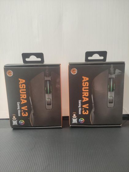 เมาส์เกมมิ่ง Neolution E-Sport Gaming Mouse Asura V.3 macro มีสาย สีดำ มีไฟ RGB สภาพใหม่ - Kaidee