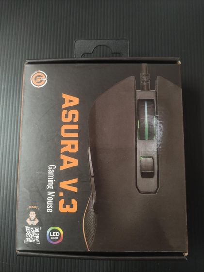 เมาส์เกมมิ่ง Neolution E-Sport Gaming Mouse Asura V.3 macro มีสาย สีดำ มีไฟ RGB สภาพใหม่ - Kaidee