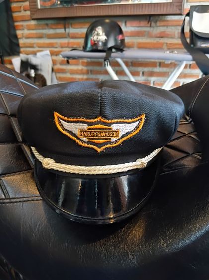Vintage Harley Davidson Captain Hat Cap - Kaidee
