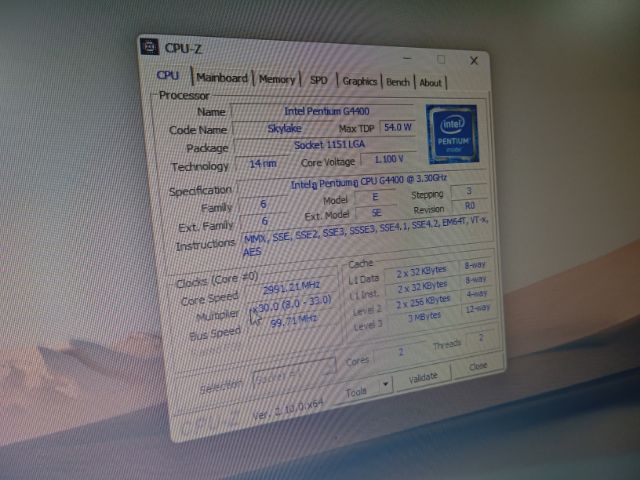 คอมพิวเตอร์สภาพดี Intel Pentium Gen 6 g4400 Ram 8 GB DDR3 hdd 8 ssd Windows 11 เชื่อม WiFi ได้ ...