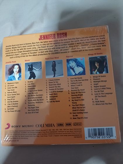 CD เพลงสากล ของ Jennifer Rush รวม 5 Original Album Classics ปี 1984 ...