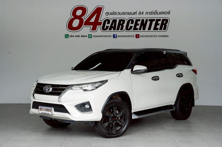2018 TOYOTA FORTUNER 2.8 TRD Sportivo 4WD (2-Tone) AT สีขาว-ดำ A25210Nu - 370865501 - Kaidee Auto