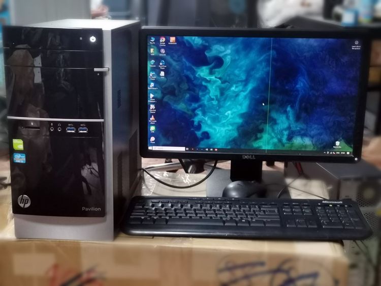 🔊ขายคอมมือสองพร้อมใช้ HP Pavilion 500-094l CPU Core™ i3-3240 3.30 GHz - Kaidee