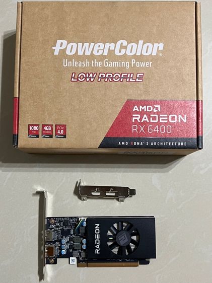 PowerColor AMD RADEON RX 6400 Low Profile 4GB GDDR6 - Kaidee