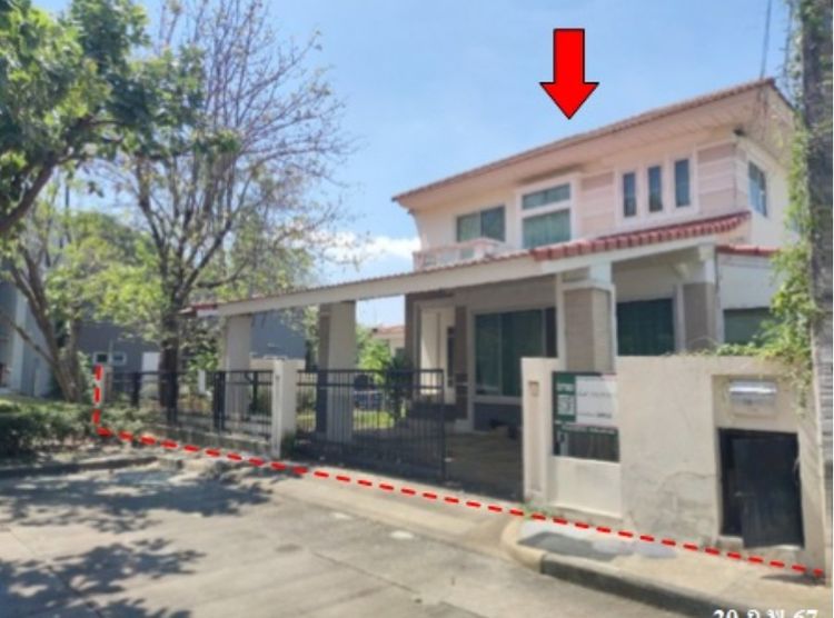 🏡 ขายบ้านเดี่ยว ใกล้ MRT ไทรม้า - หน้าโครงการ เพอร์เฟคเพลส รัตนาธิเบศร์ - 370946694 - Kaidee