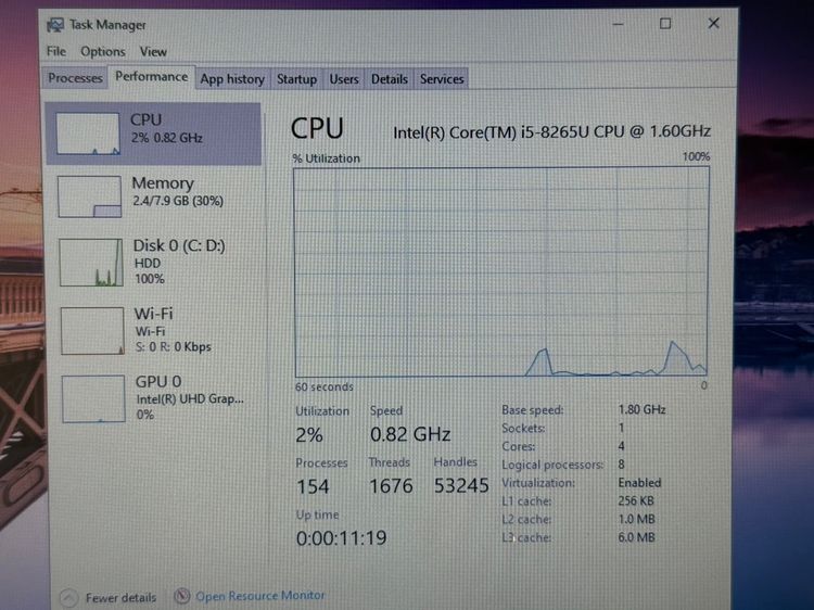 Dell Latitude 3400 core i5 gen8 8265u 1.6 ghz Ram 8 Gb SSD M.2 128 Gb+HD 500 Gb จอ 14 นิ้ว - Kaidee