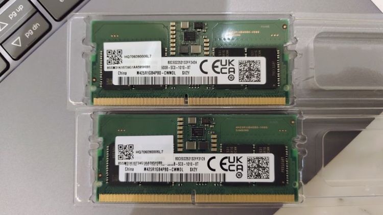 RAM notebook DDR 5 bus 5,600 size 8 GB X 2 - 371086656 - Kaidee