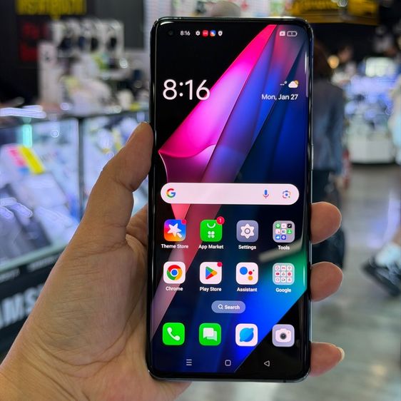 Oppo Find X3 Pro สีดำ เครื่องศูนย์ สภาพสวยมาก จอ6.7นิ้ว แรม12รอม256 Snap888 กล้อง50ล้าน(4ตัว) ️ ...